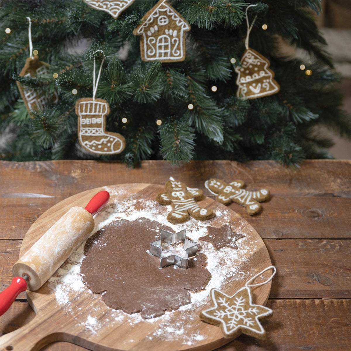 Sjaal met Verhaal | Filz-Lebkuchen – Anhänger | bei hofius
